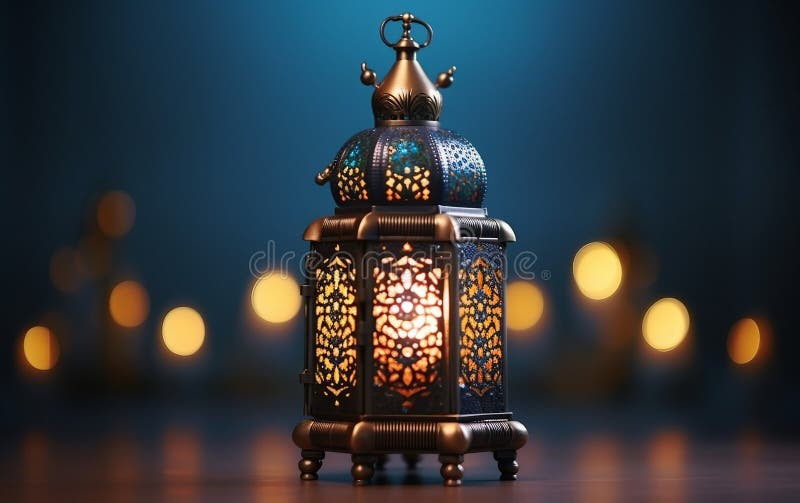 Arabic Lamp with Transparent Backdrop -Generative Ai Stock Image ...