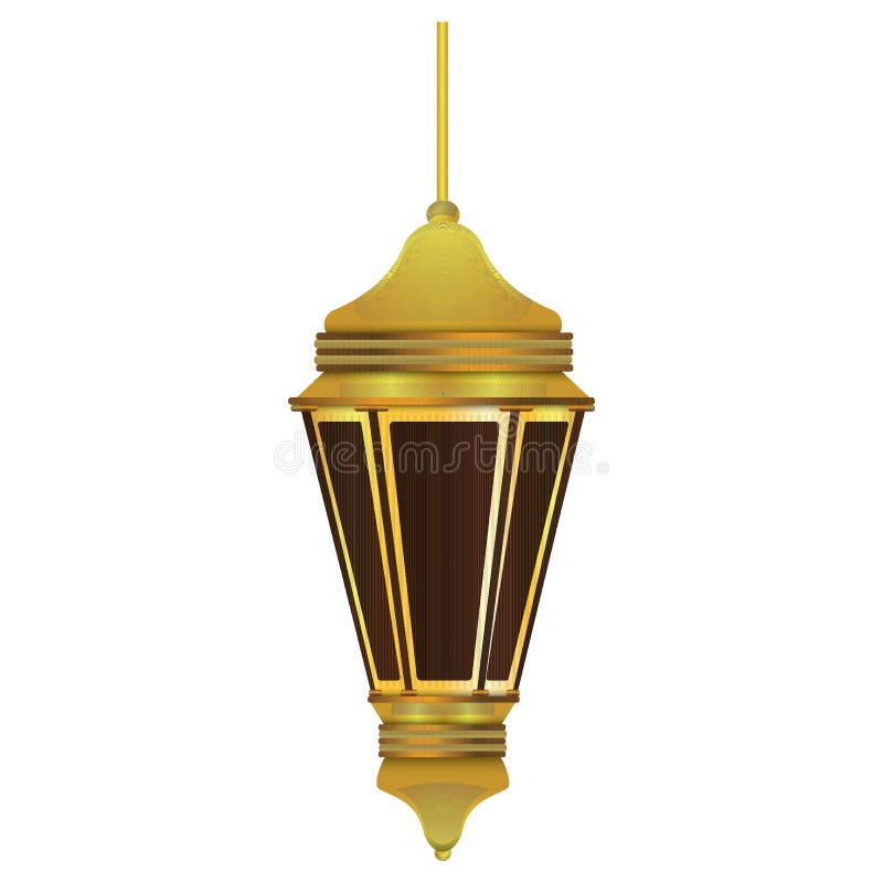 Arabic Lamp. Vector Illustration Decorative Design Stock Vector ...