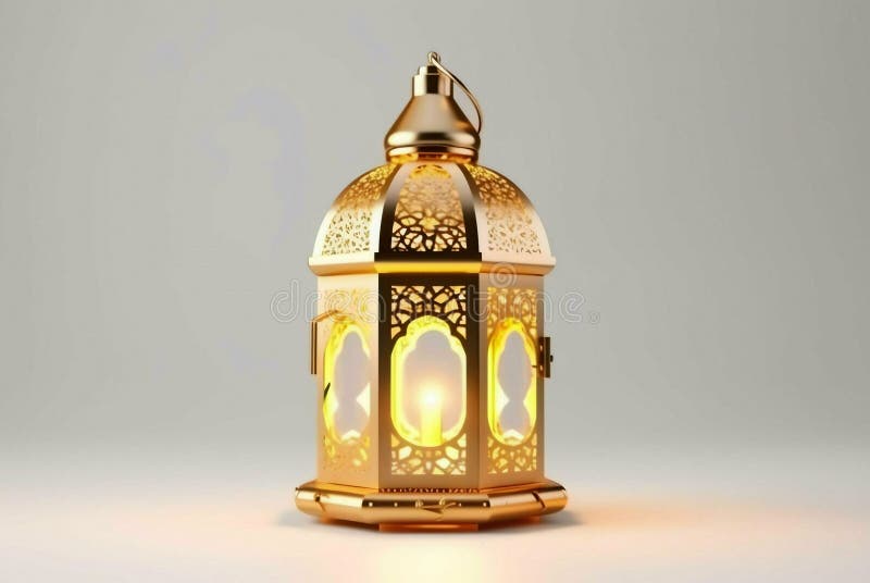 Arabic Lamp on a Wall Arabic Lamp Stock Illustration - Illustration of ...