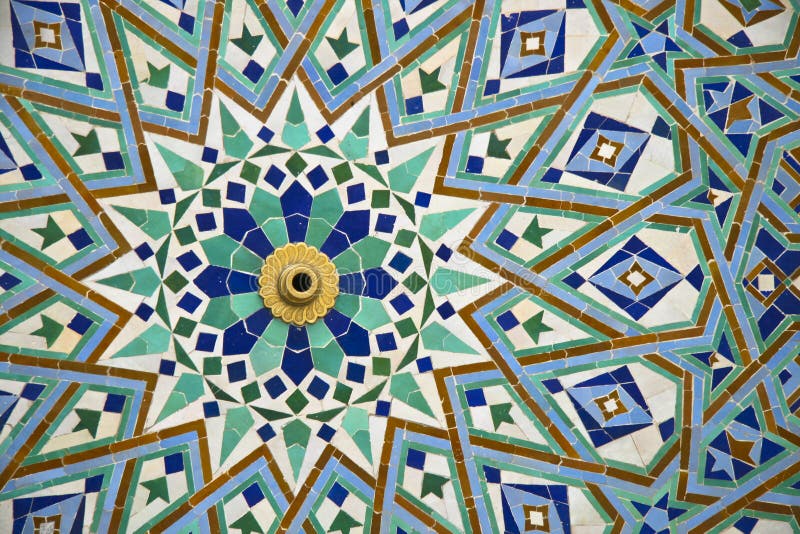 Arabic mosaic detail stock photo. Image of architecture - 21853762