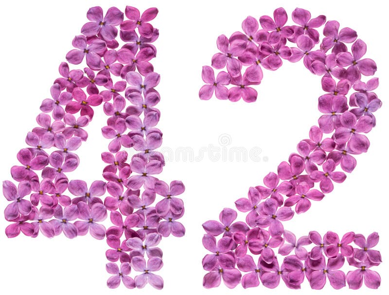 Numeral 48, Forty Eight, from Decorative Balls, Isolated on Whit Stock ... Numeral 48, Forty Eight, from Decorative Balls, Isolated on Whit Stock ...
