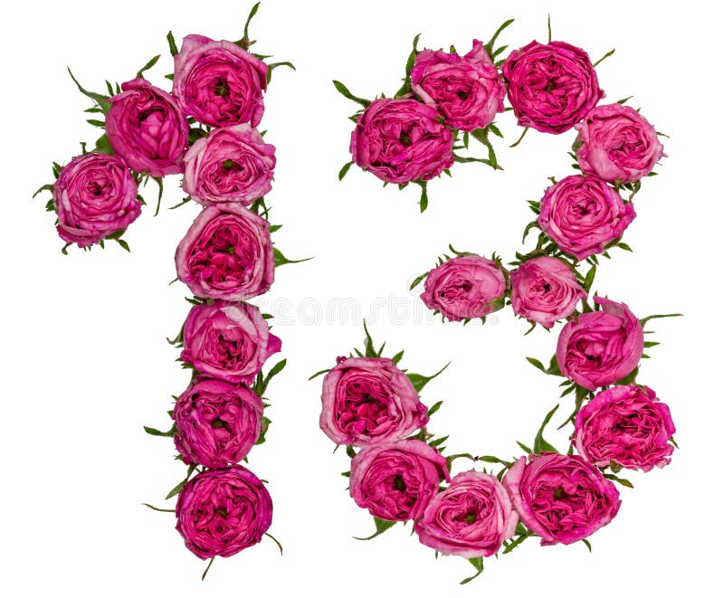 The Number 13 In Pink