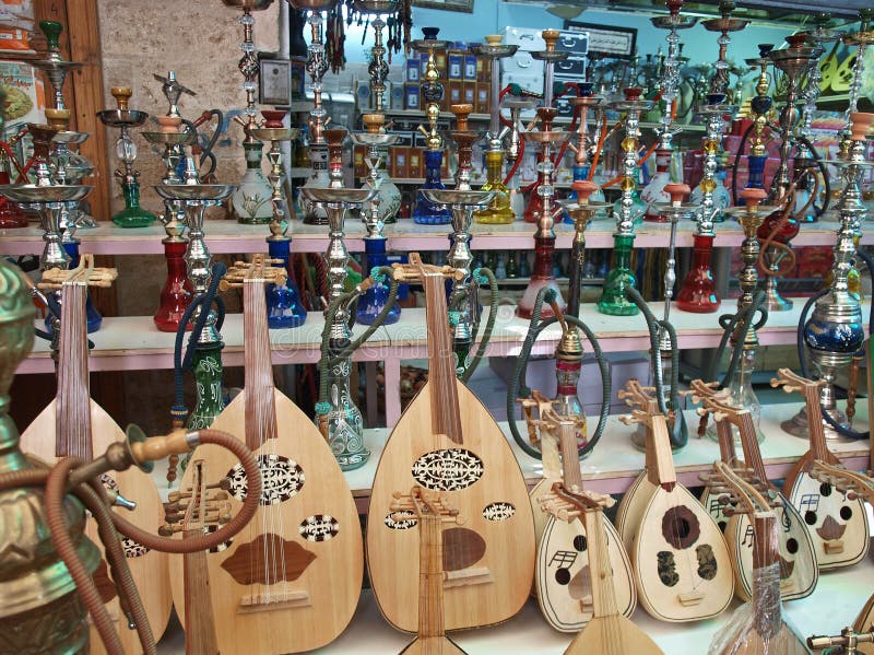 Arabic Oriental Market Shop Stock Photo - Image of sale, pipe: 7512758