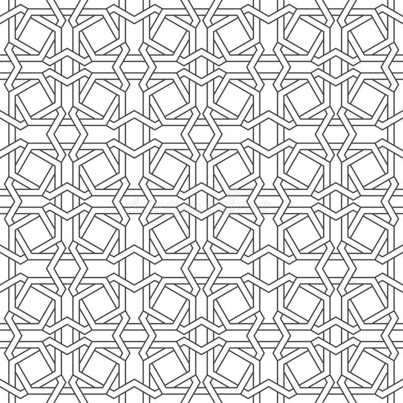 Arabic Ornament. Decorative Seamless Pattern Stock Vector ...