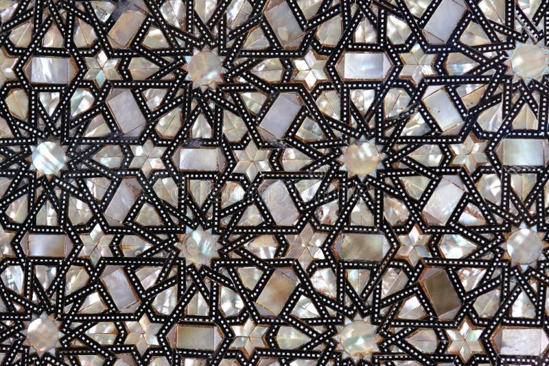 Arabic Pattern Seamless Texture at Alhambra Palace Stock Photo - Image ...