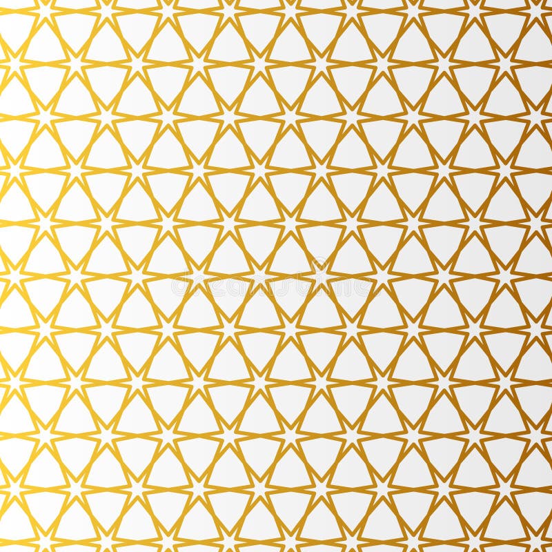 Arabic Pattern Gold Style. Traditional Arab East Geometric Decorative ...