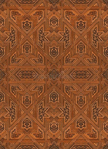 Arabic Pattern Seamless Texture at Alhambra Palace Stock Photo - Image ...