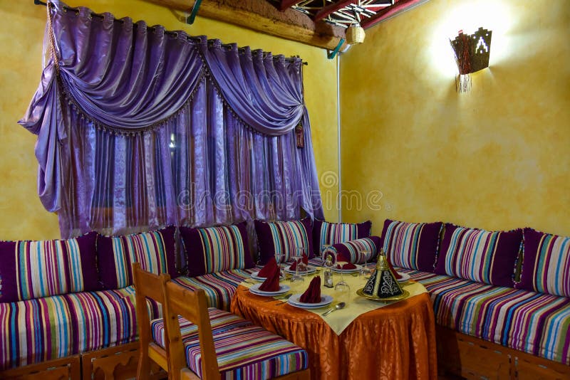 Arabic restaurant stock photo. Image of dinner, indoor - 53094030