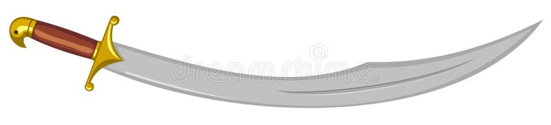Arabic sabre stock vector. Illustration of arabian, fighting - 7339694