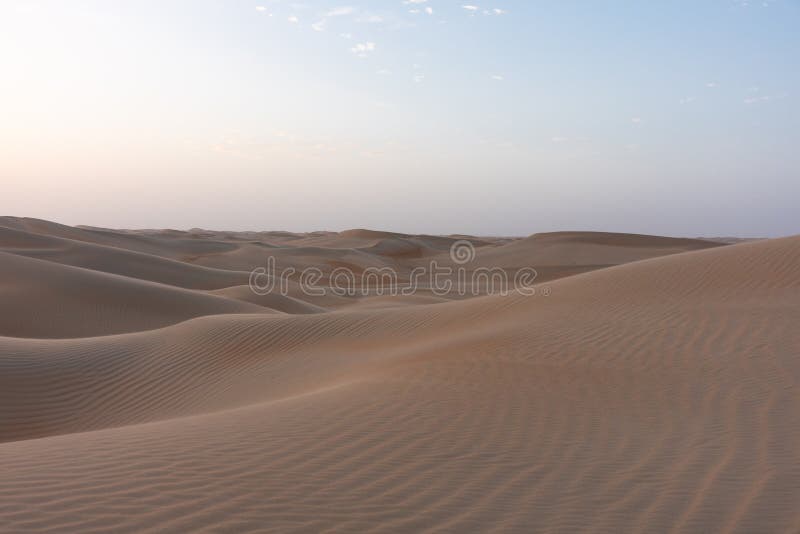 Arabic sand desert stock image. Image of ripple, arabian - 158470421