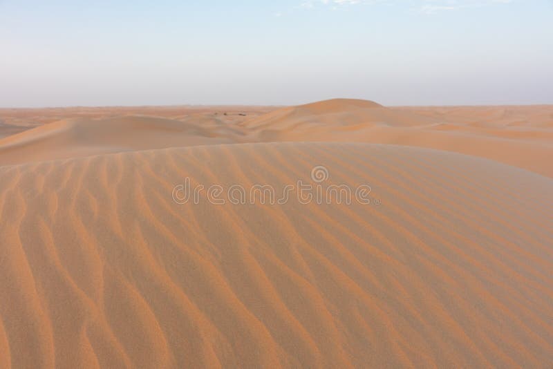 Arabic sand desert stock image. Image of emirates, heat - 158470955