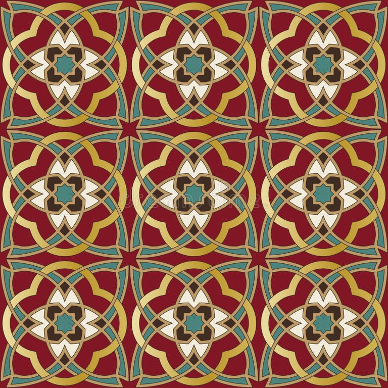 Eastern Ancient Arabic Mosaic Stock Illustrations – 2,363 Eastern ...