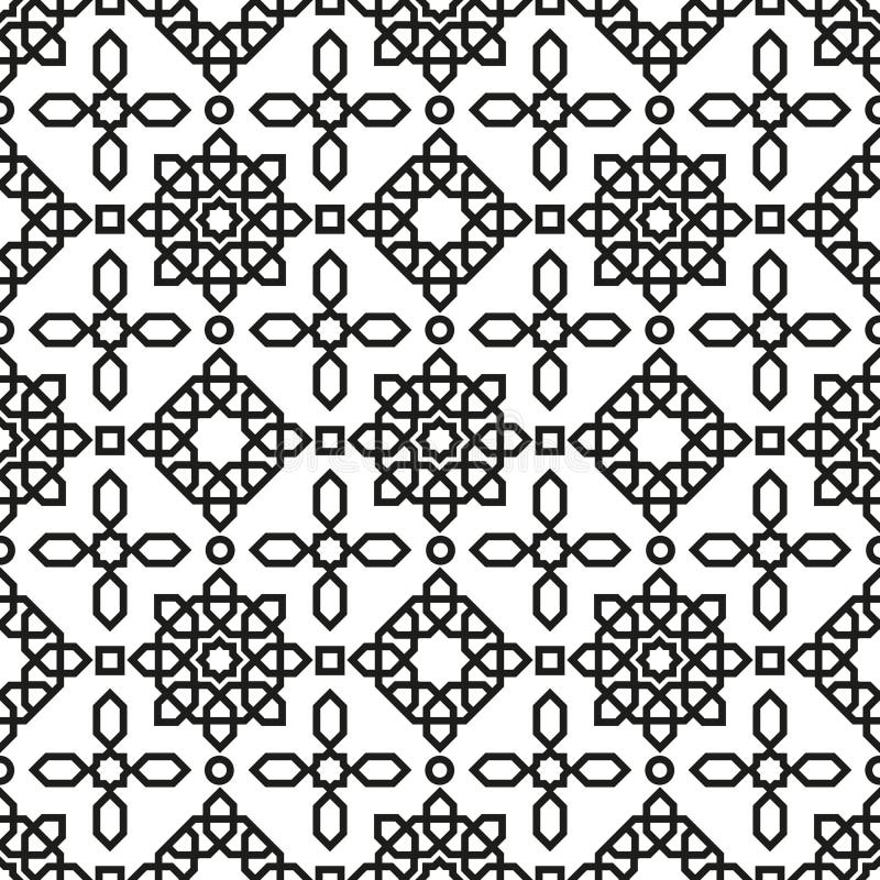 Arabic seamless pattern stock vector. Illustration of morocco - 93277162