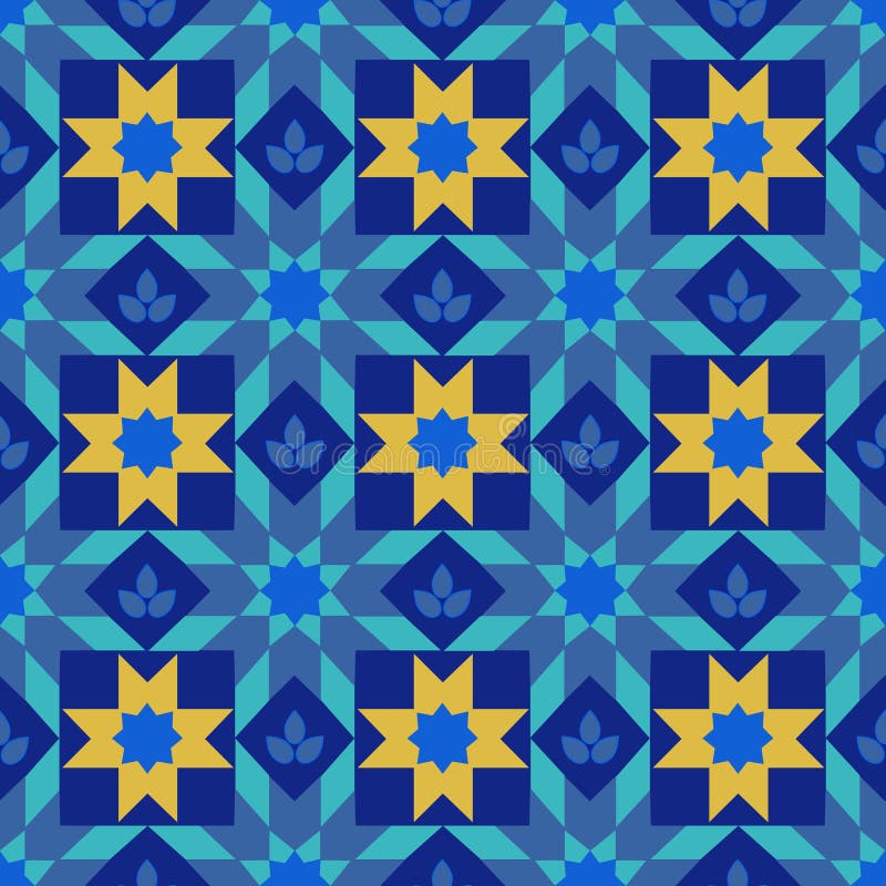 Iraq Floral Seamless Pattern Stock Vector - Illustration of decor ...