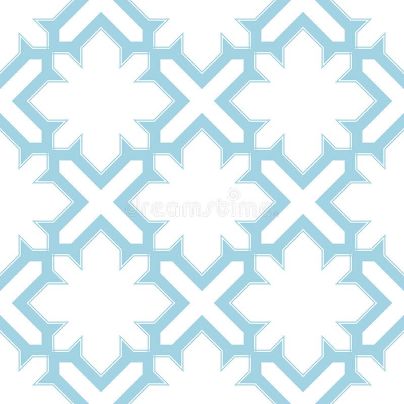 Arabic Seamless Patterns. Blue and White Ornaments for Textile and ...