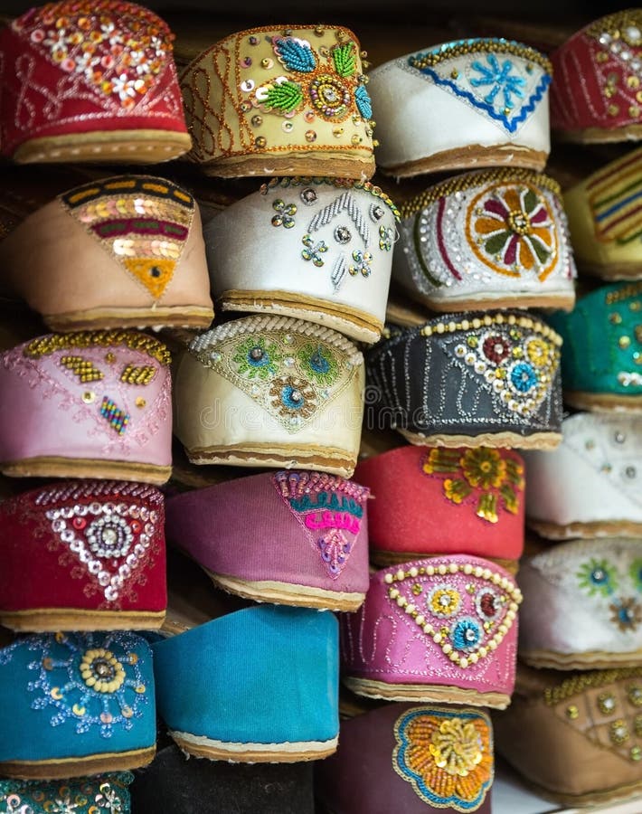 Arabic shoes stock photo. Image of colour, multi, market - 38203028
