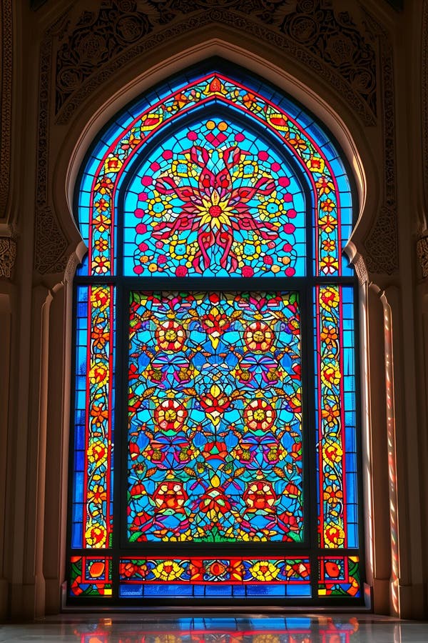 Moroccan Window in Arabic Style Stock Photo - Image of arabic, white ...