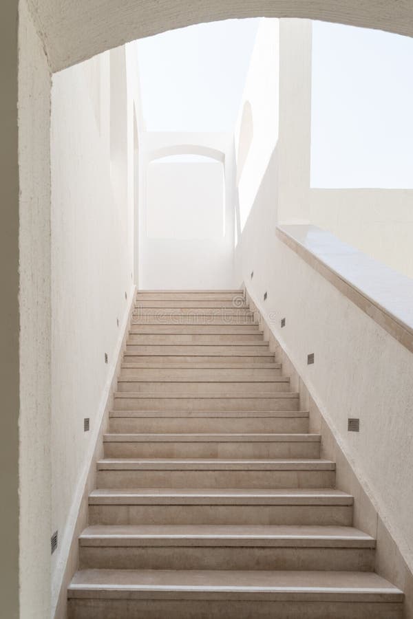 Arabic Style Architectural Details with Steps and Archway Stock Photo ...