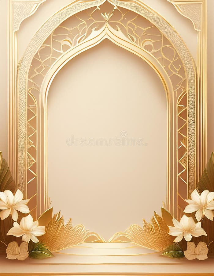 Arabic style frame stock illustration. Illustration of design - 367800504