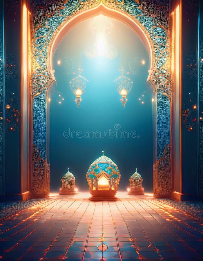 Arabic style frame stock illustration. Illustration of circle - 367800513