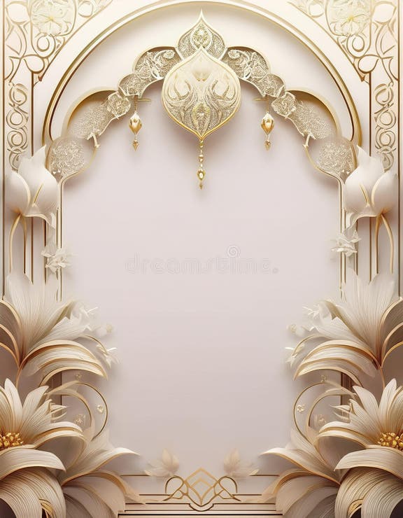 Arabic style frame stock illustration. Illustration of ancient - 367800982