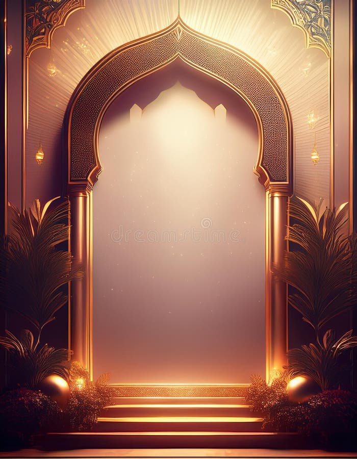 Arabic style frame stock illustration. Illustration of pattern - 367800131