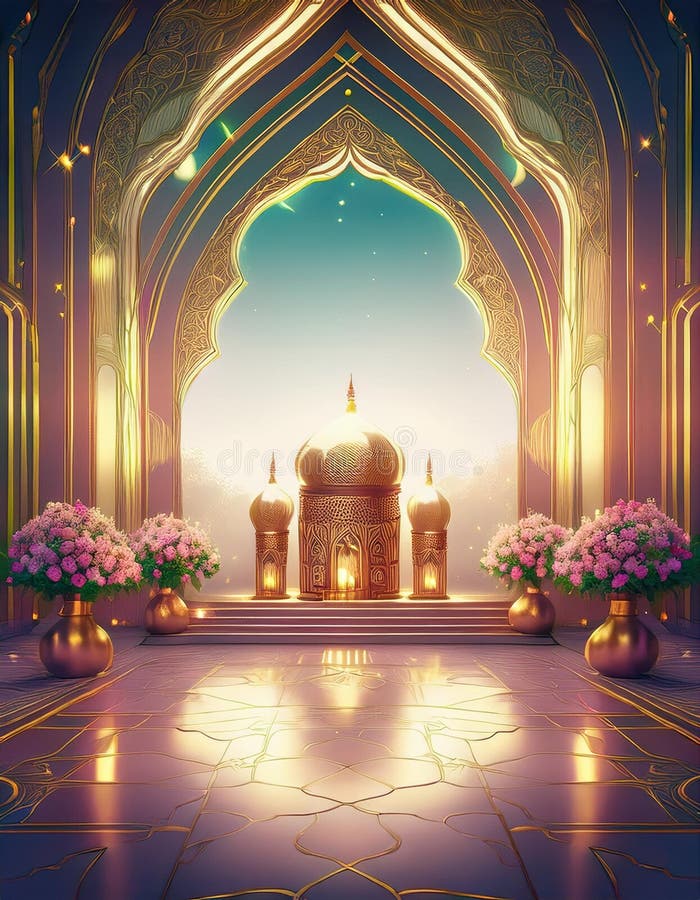 Arabic style frame stock illustration. Illustration of iron - 367800540