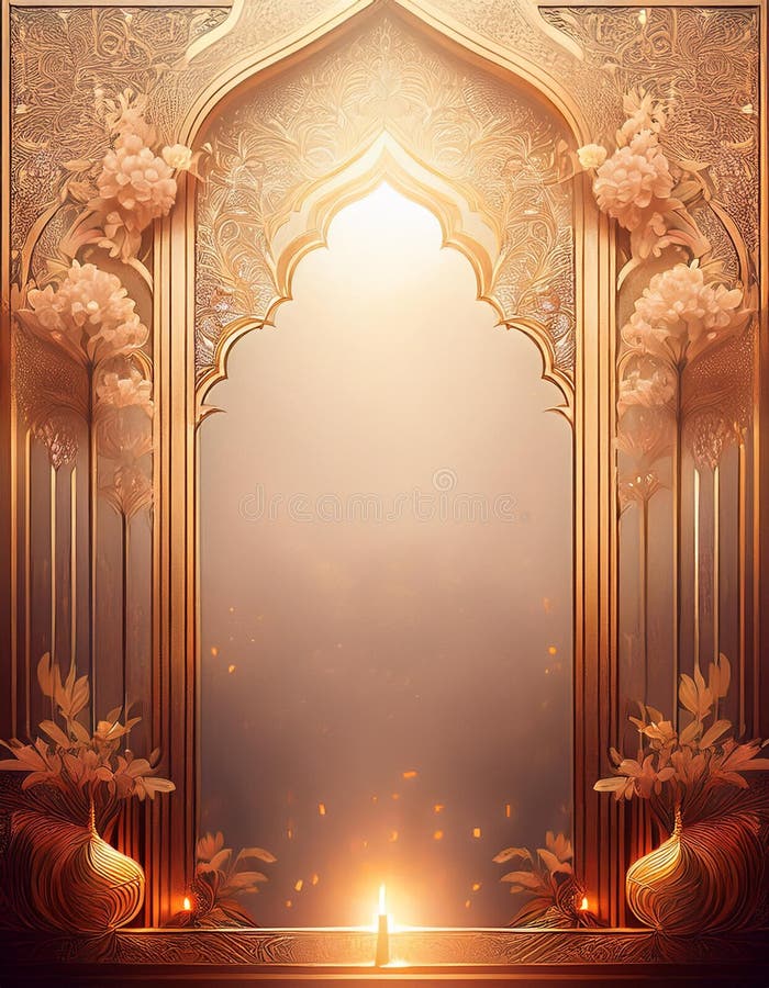 Arabic style frame stock illustration. Illustration of arabic - 367801204