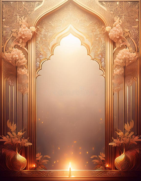 Arabic style frame stock illustration. Illustration of arabic - 367801204