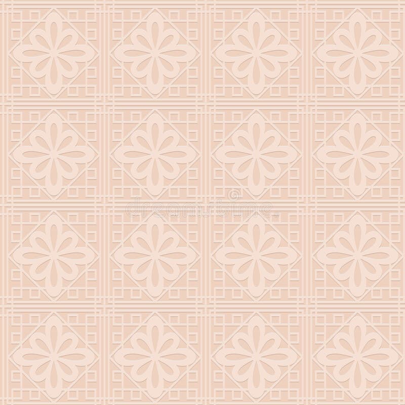 Arabic Style Seamless Pattern, Arabesque Monochrome Pattern, Vector ...