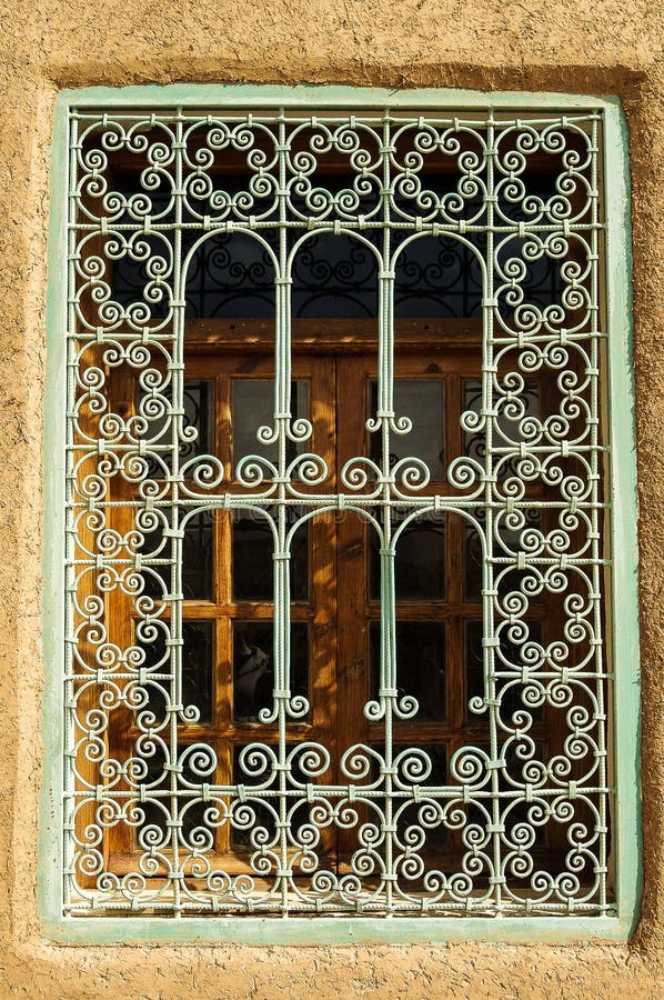 Moroccan Window In Arabic Style Stock Photo - Image of arabic, white ...