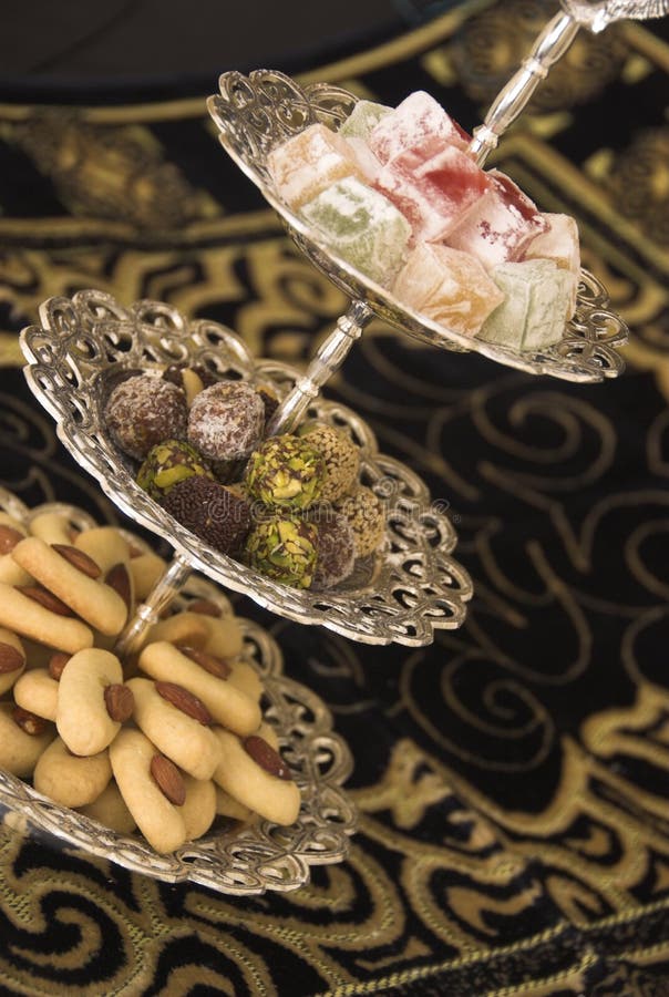 Arabic sweets stock photo. Image of celebration, sacred - 1084454