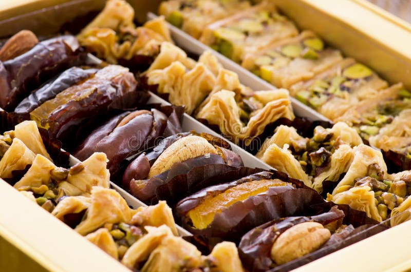 Arabic Sweets stock image. Image of pistachio, cuisine - 38904873