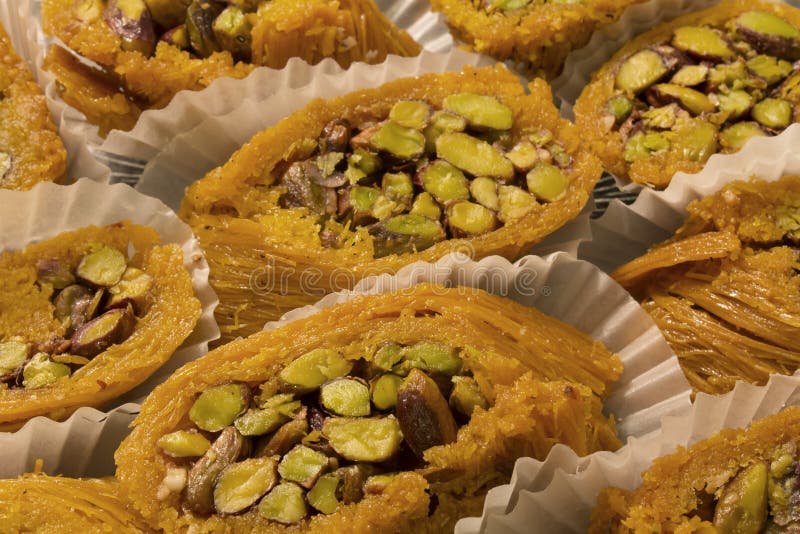 Arabic sweets stock photo. Image of chopped, nuts, pistachio - 72284094