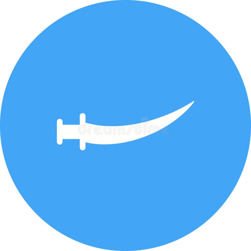 Arabic Sword stock vector. Illustration of weapon, swords - 79834395