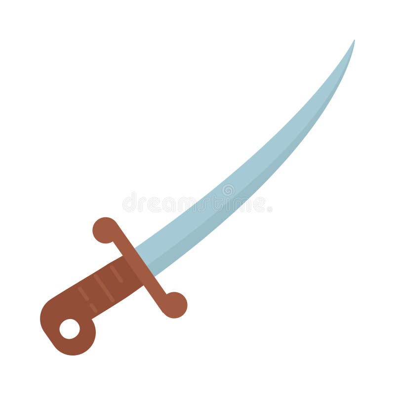 Arabic sword weapon stock vector. Illustration of arabian - 357605919