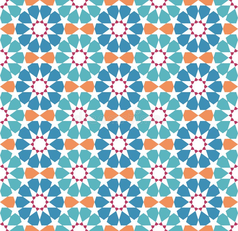 Seamless Islamic Pattern Background Design Stock Vector - Illustration ...