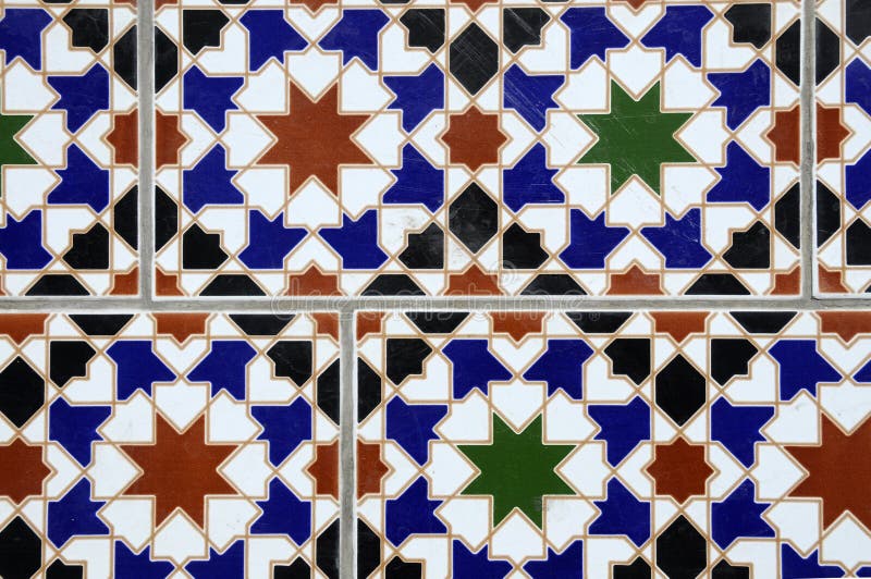 Arabic Tile stock image. Image of design, style, decoration - 9875055