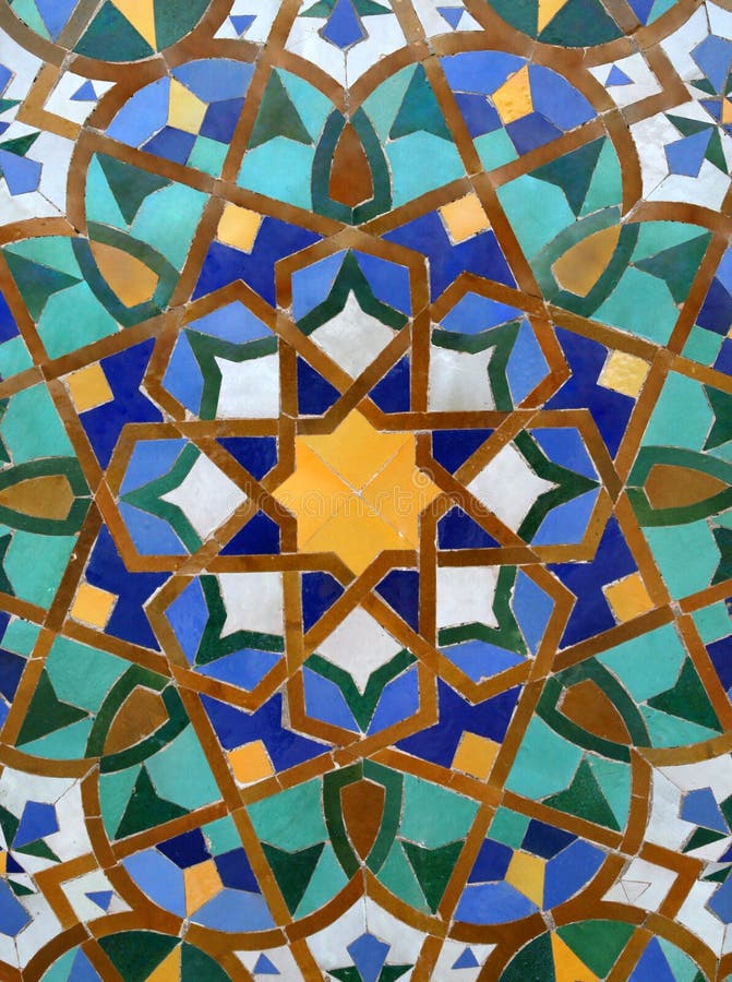 Arabic Tile Background stock image. Image of alcazar, moorish - 6093985
