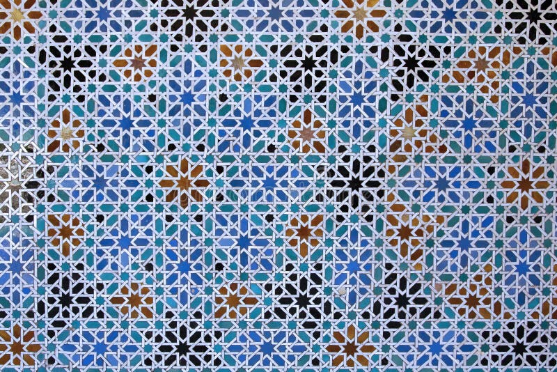 Arabic Tile Background stock image. Image of alcazar, moorish - 6093985