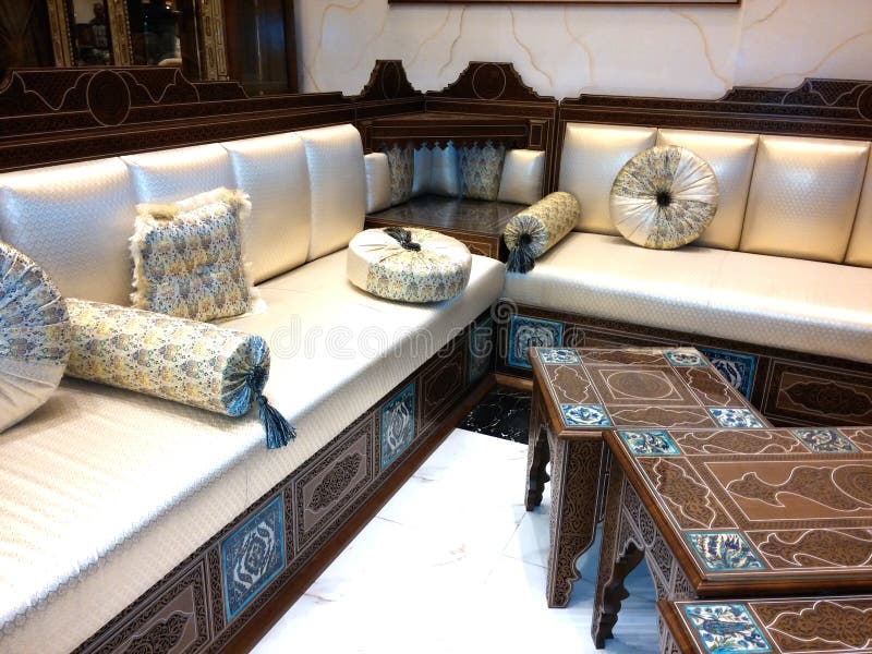 Arabic Traditional sofa stock photo. Image of flooring - 57690758