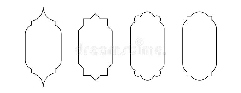 Islamic Simple Window Pattern Stock Illustrations – 557 Islamic Simple ...
