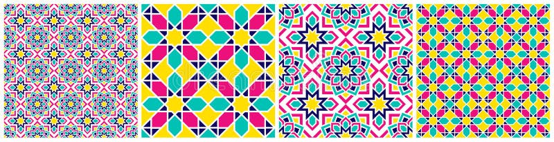 Arabic Vector Seamless Pattern. Repeated Background. Traditional UAE ...