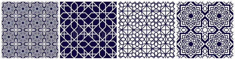 Arabic Vector Seamless Pattern. Repeated Background. Traditional UAE ...