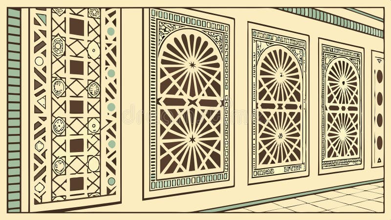 Islamic Pattern Window Stock Illustrations – 9,664 Islamic Pattern ...