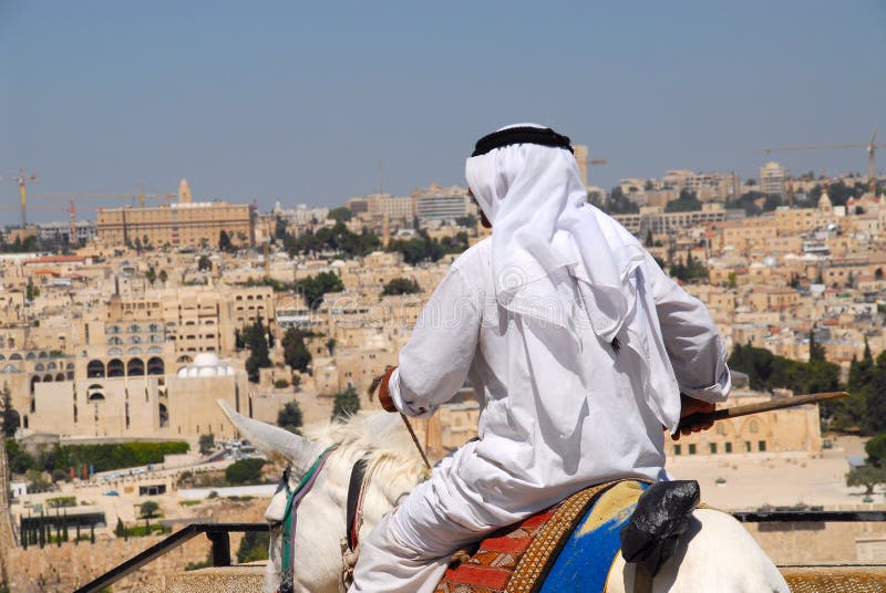 Arabier in Jeruzalem stock afbeelding. Image of israël - 2840325