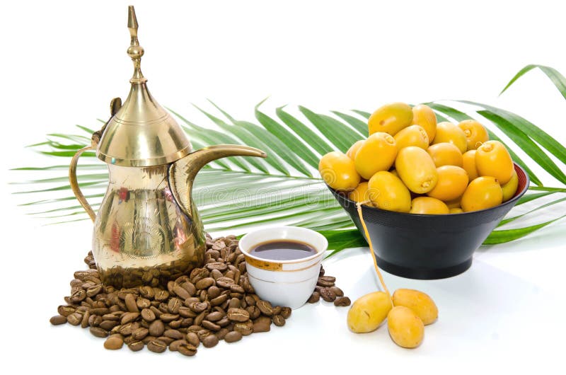 Arabiskt kaffe fotografering för bildbyråer. Bild av frukter - 20136155