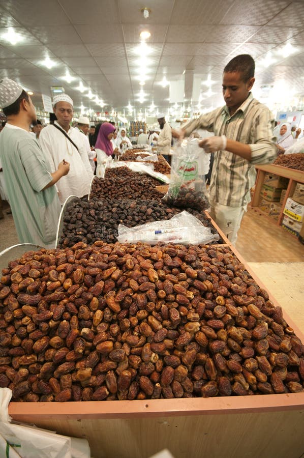 Arabs Sell Fresh Dates at Dates in Medina Editorial Stock Image - Image ...