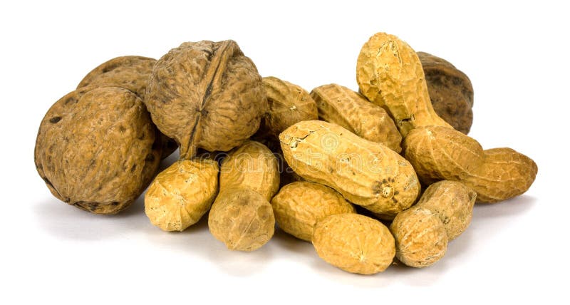 Noix et arachides photo stock. Image du amandes, comestible - 46020012