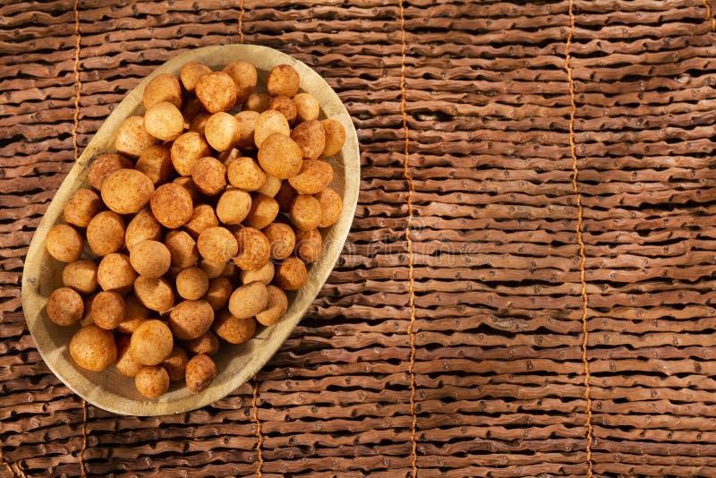 Organic Mexican Peanuts in the Bowl - Arachis Hypogaea Stock Image ...